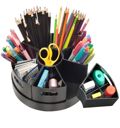 Desk Organizer Pyramids (circular) by V EDC off - MakerWorld