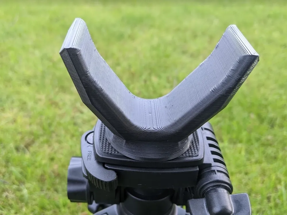 Shooting Tripod Fork Yoke Rifle Rest - Free 3D Print Model - MakerWorld