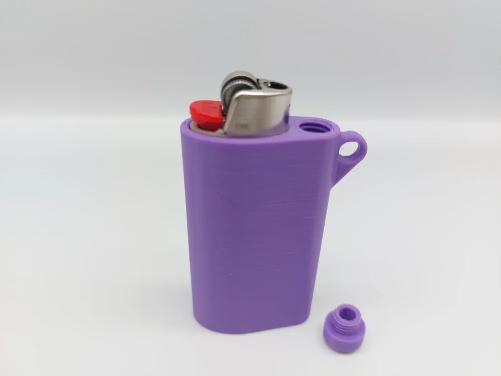 Bic Lighter Case with Stash - 33% Less Plastic by Mark Dra - MakerWorld