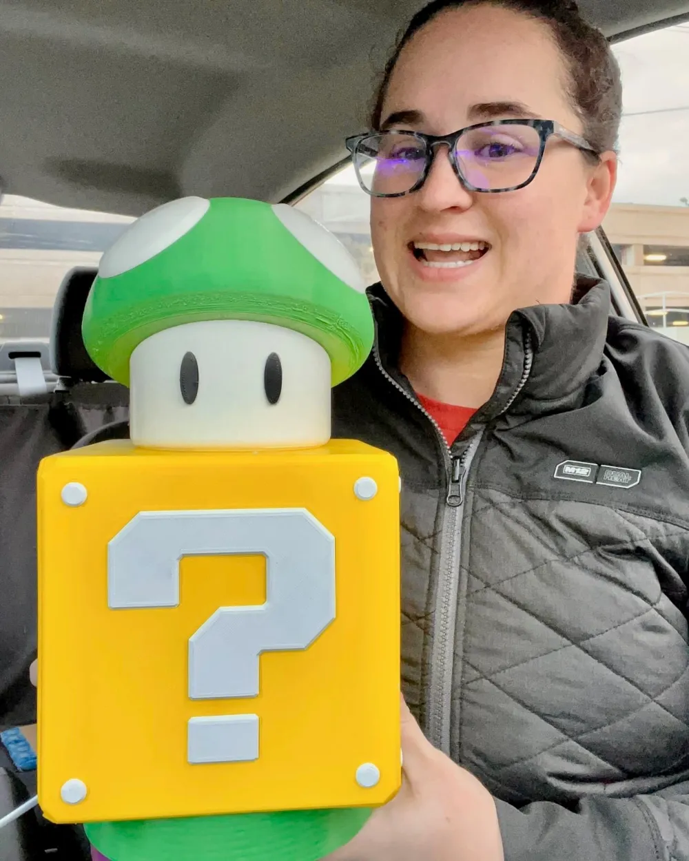 Mario Block Light With Mushroom By Printedmagic3dmakerworld Download