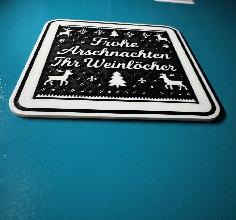 Felices Navidades de mierda, borrachos Posavasos - Modelo de impresión ...