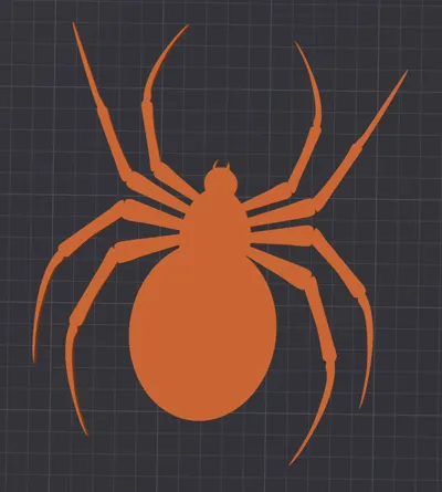 Spooky Halloween Spider Frame Decoration by InaniaEtVana - MakerWorld