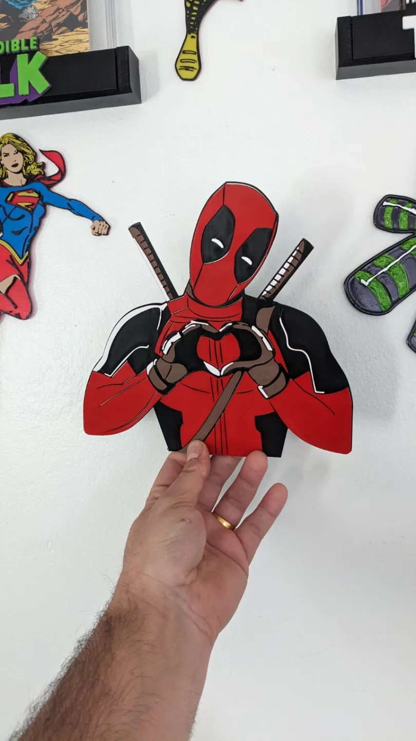 Deadpool Wall Art by standitupstore - MakerWorld