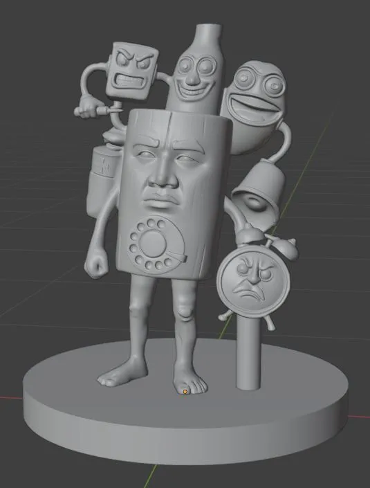 Serie Brainrot | La Sahur Combination por KingMo5h MakerWorld: Descarga ...