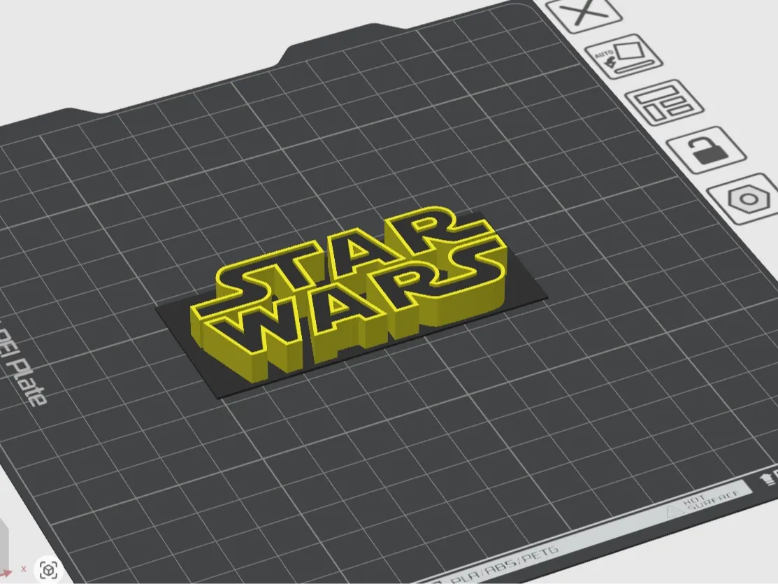 Star Wars Logo - Free 3D Print Model - MakerWorld