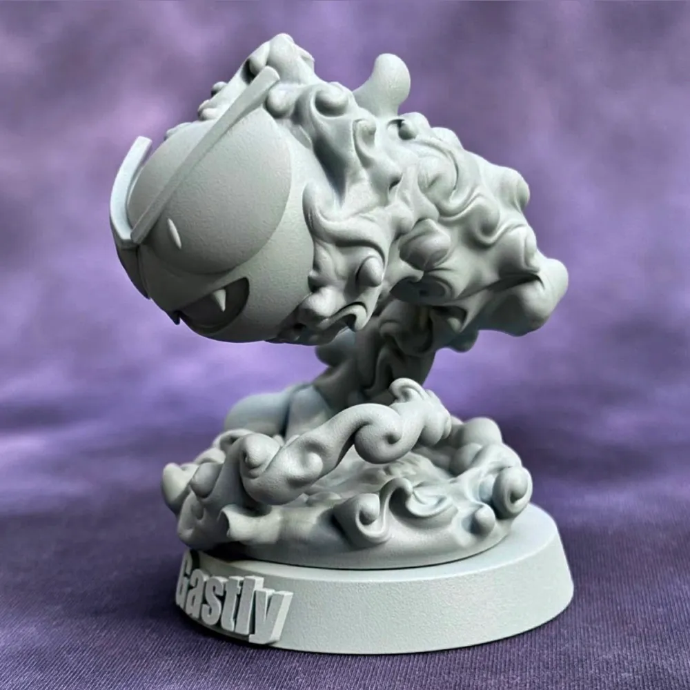 Gastly 3D Pokémon Pokemon Figure by ABC3D - MakerWorld