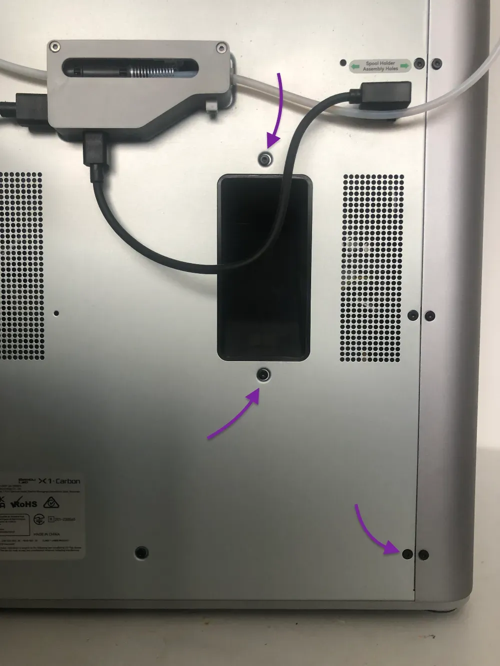 Poop Chute With lateral acces for X1C - P1 Series - Free 3D Print Model ...