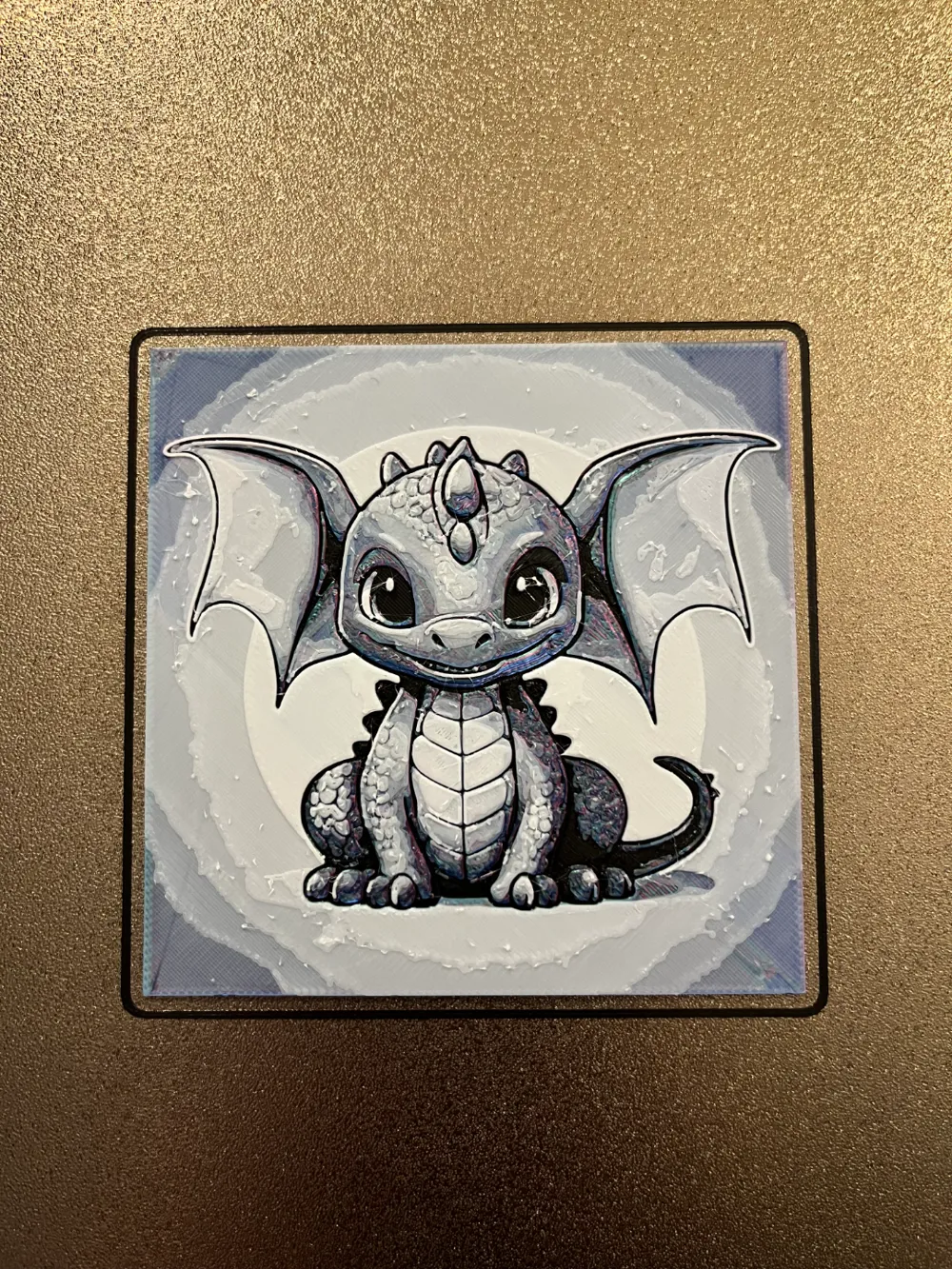 Baby dragon - HueForge by miqu - MakerWorld
