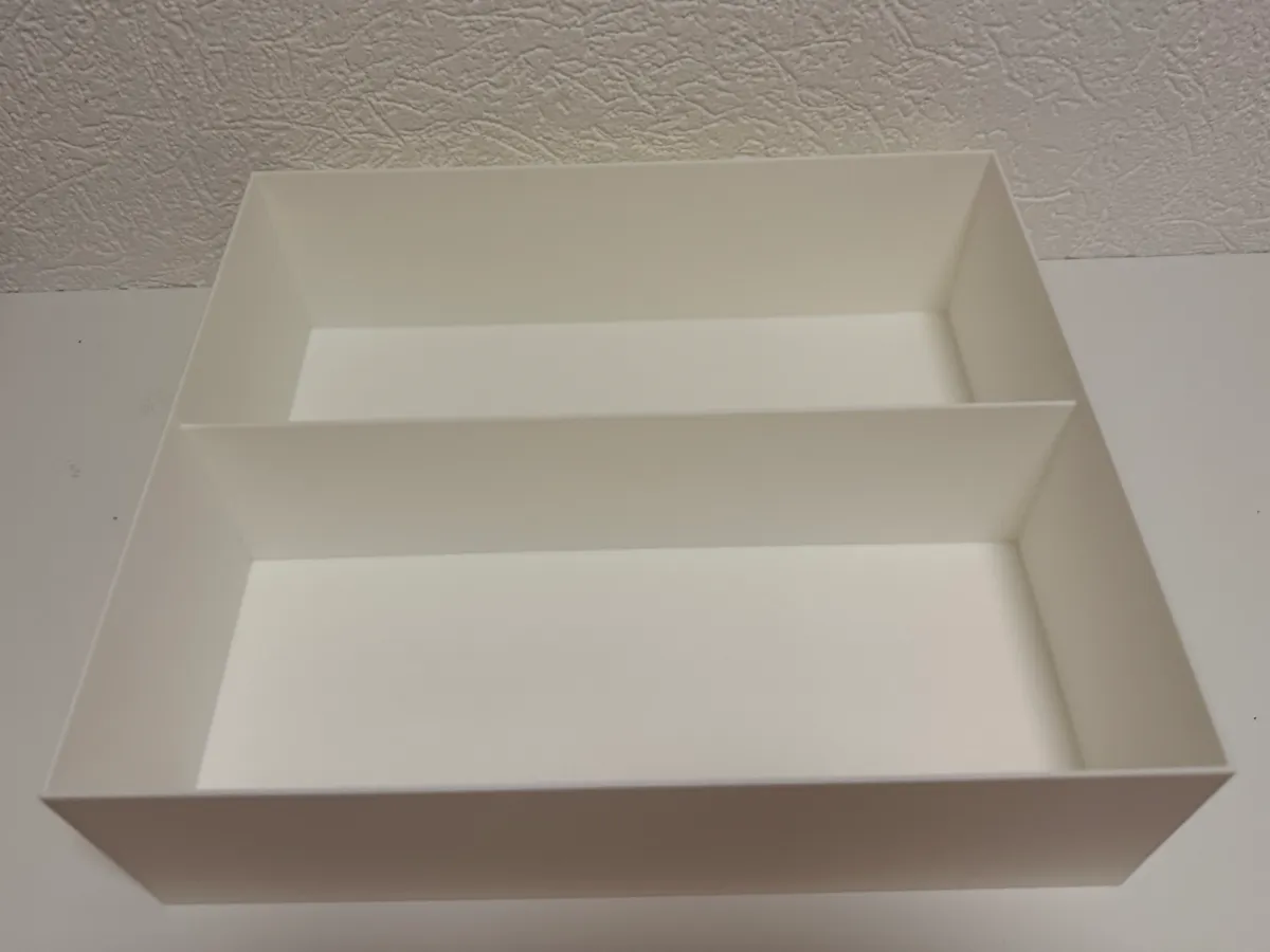 Storage bin with 2 partitions - Free 3D Print Model - MakerWorld