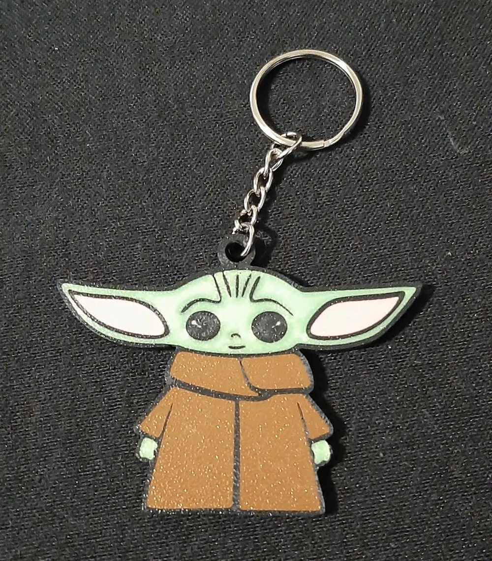 Stylized Grogu Keychain by Made to Life Studios - MakerWorld