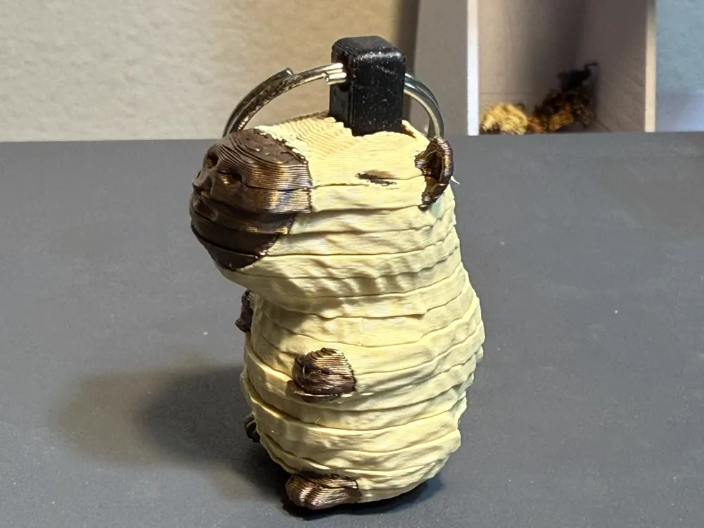 Chaveiro Capivara Anti-estresse - Modelo gratuito para impressão 3D ...