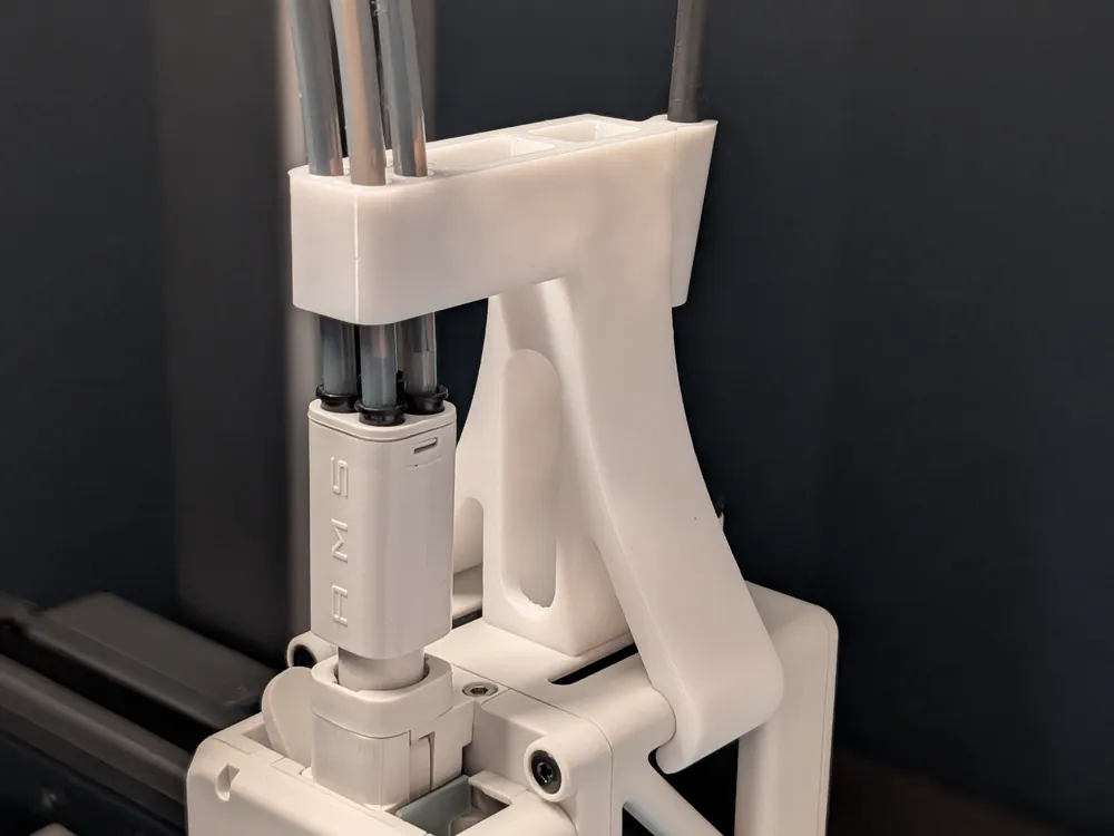 PTFE & Cable Support Guide Snap On A1 AMS - Free 3D Print Model ...