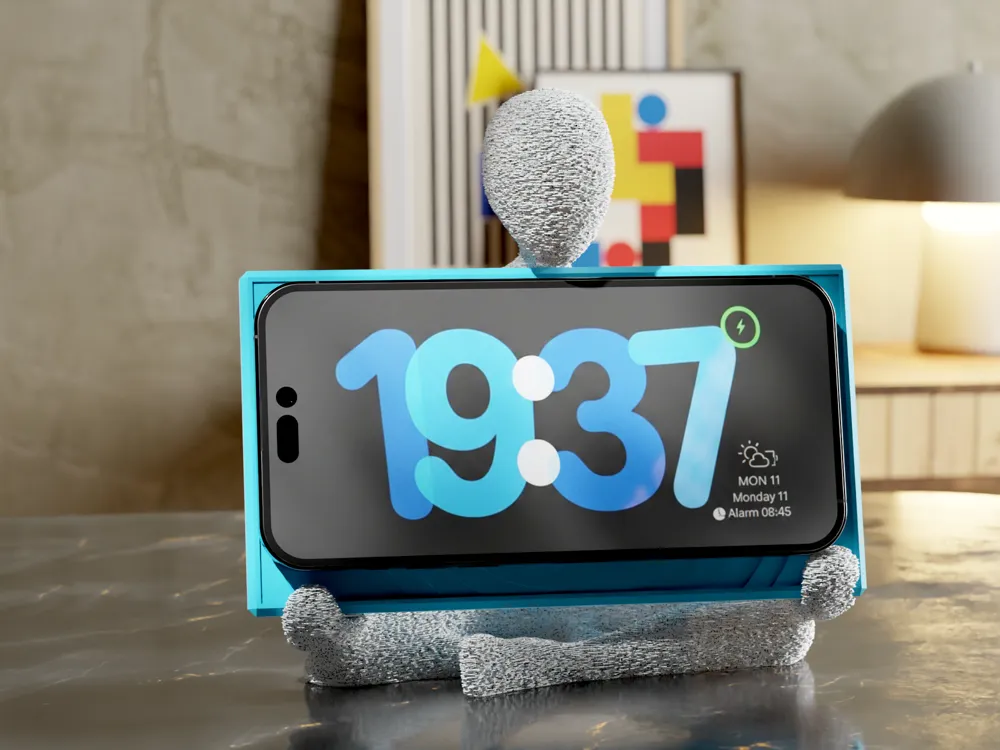 NObody - Smartphone Holder v2 - Free 3D Print Model - MakerWorld