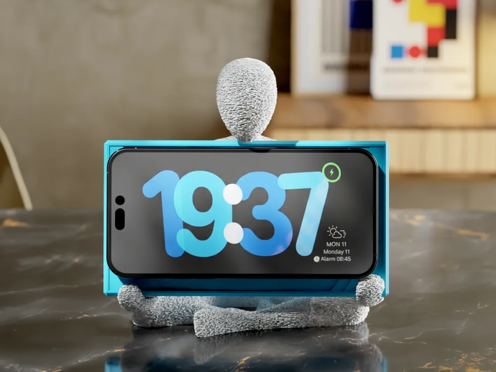 NObody - Smartphone Holder v2 - Free 3D Print Model - MakerWorld