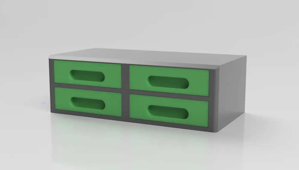 Modular Monitor Riser with Drawer (Customizable) by againstyou ...