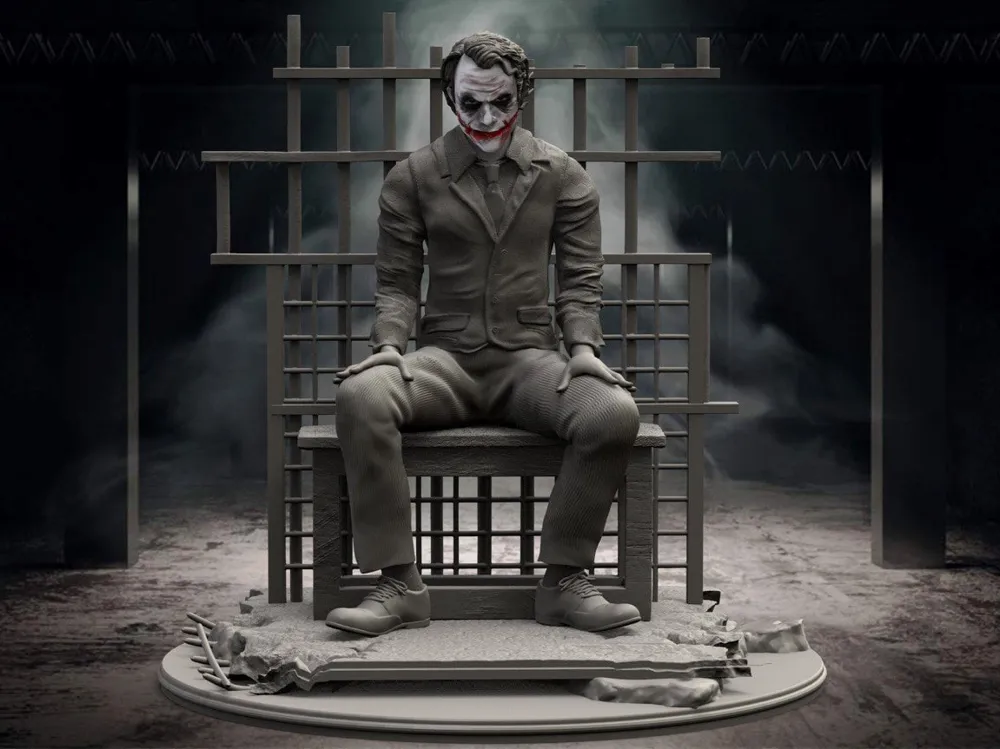Joker – The Dark Interrogation Scene - Free 3D Print Model - MakerWorld