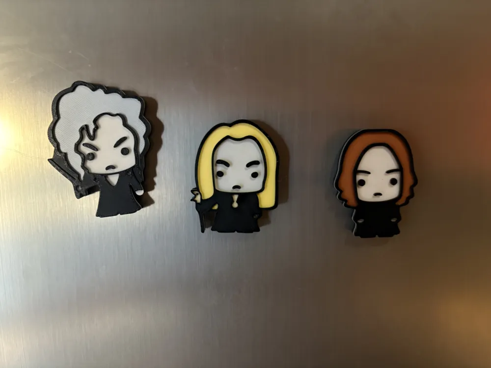 Harry Potter fridge magnet collection V2 by DxM engineering MakerWorld ...