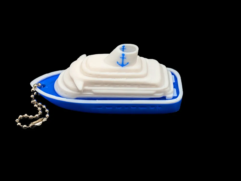 Mini Cruise Ship Keychain - Free 3D Print Model - MakerWorld