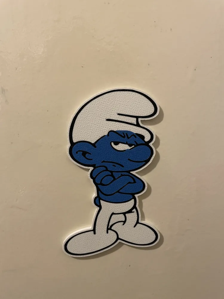 Grumpy Smurf - Free 3D Print Model - MakerWorld