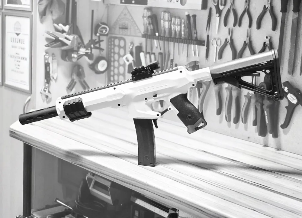 Worker Seagull - Suppressor and Pump Grip by Boerni - MakerWorld