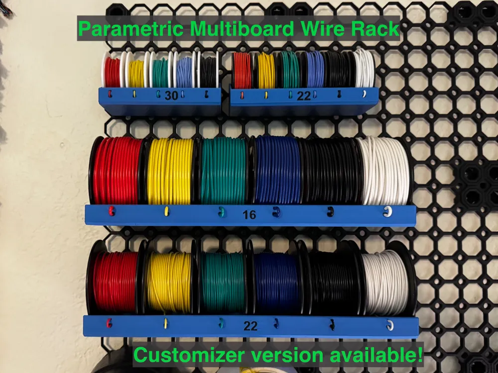Parametric Wire Rack - MultiBoard by wesyarber MakerWorld: Download ...