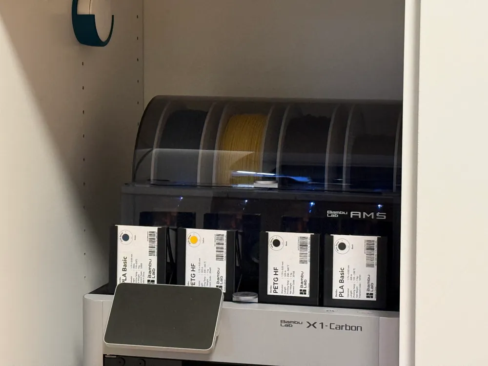 Filament Rack Label Holder for Bambu Lab Spools by OBI MakerWorld ...