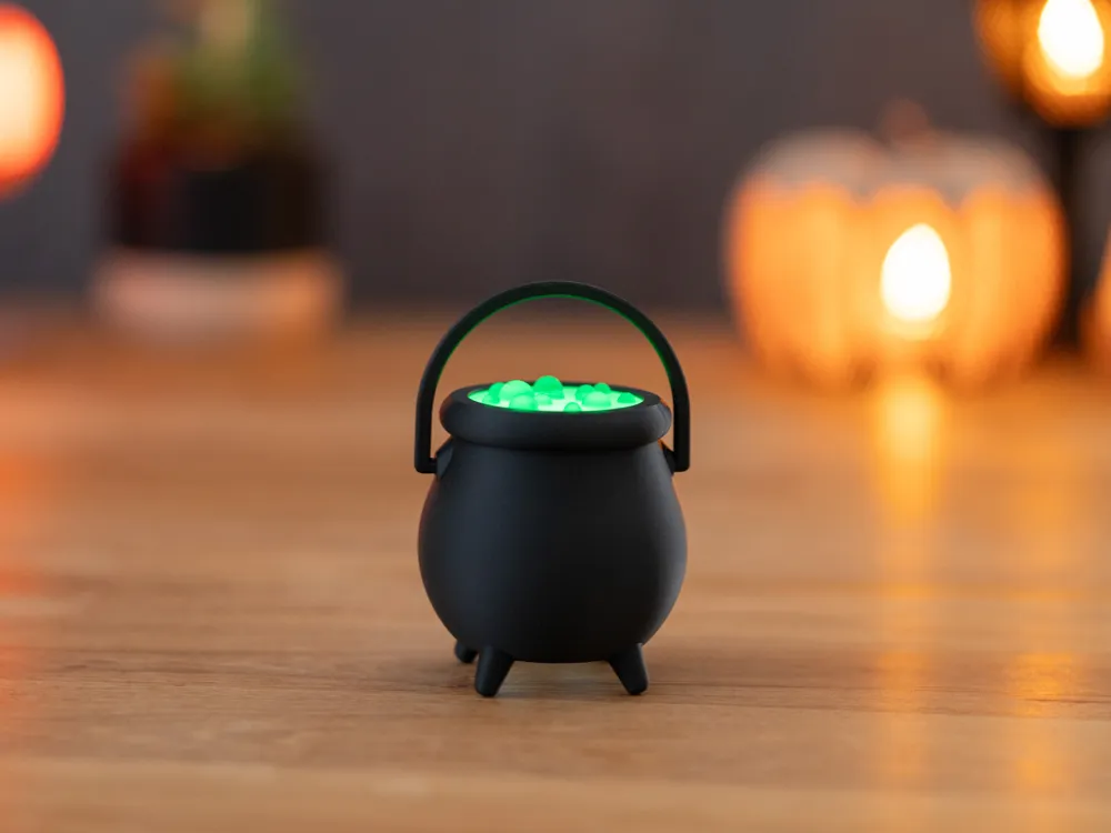 The Witch’s Hearth - Witch’s Cauldron Tea Light - Free 3D Print Model ...