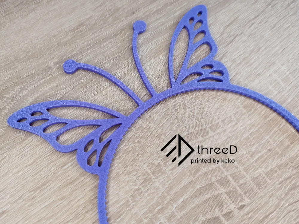 Butterfly Wings Headband | Butterfly Headband - Free 3D Print Model ...