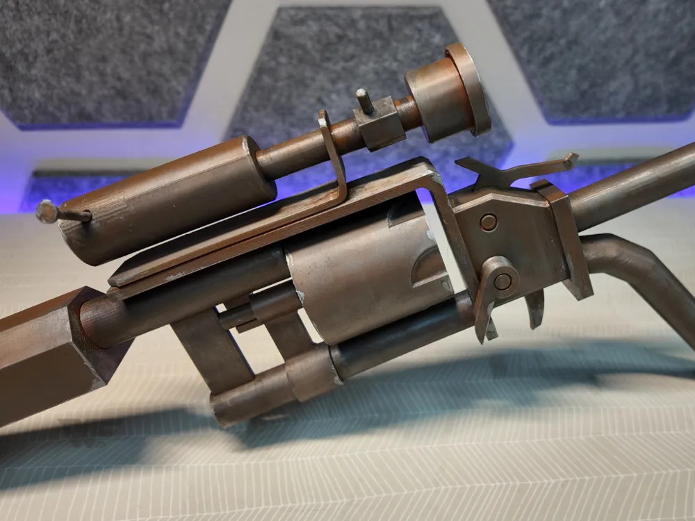Fallout Pipe Revolver Rifle Cosplay Prop Replica by WF3Dprinting ...