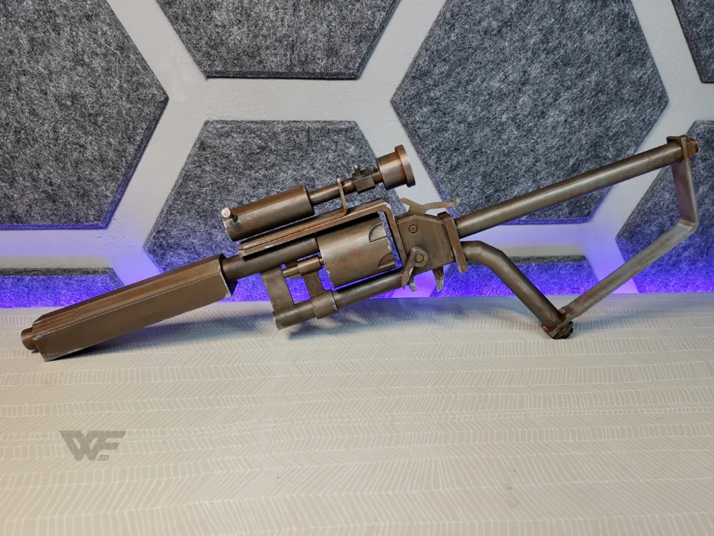 Fallout Pipe Revolver Rifle Cosplay Prop Replica by WF3Dprinting ...