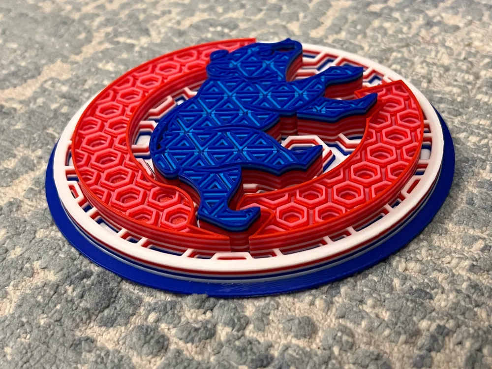 Chicago Cubs Current Cubby Bear Dimensional Mosaic by Richie Rich ...