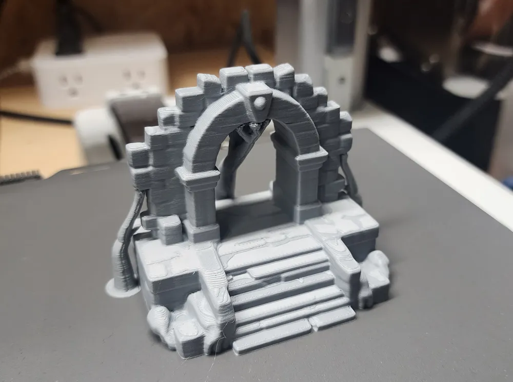 Open Stone Arch Entrance Miniature by Triple G Workshop - MakerWorld