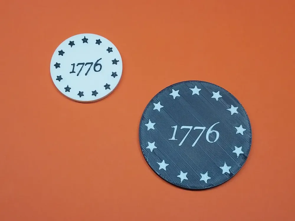 1776 Magnet - 13 Stars - No AMS by ShopTeacher - MakerWorld
