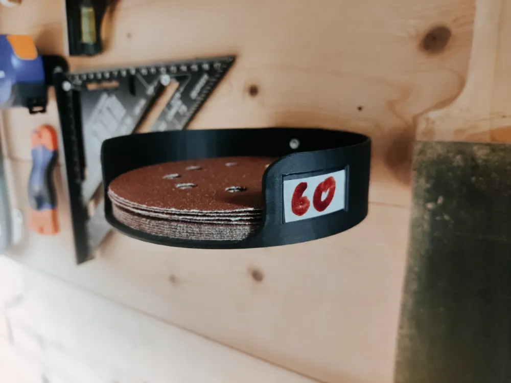 125mm sanding disk holder by Antonello De Angelis - MakerWorld