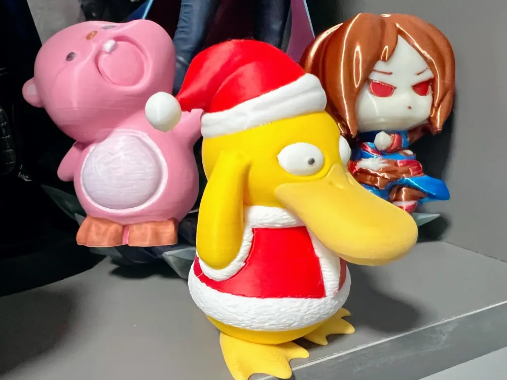 Pokémon Psyduck Christmas Set by lengfeng MakerWorld: Download Free 3D ...