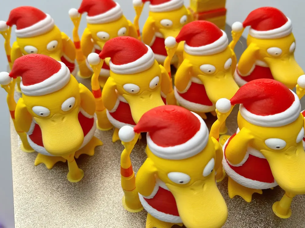Pokémon Psyduck Christmas Set by lengfeng MakerWorld: Download Free 3D ...