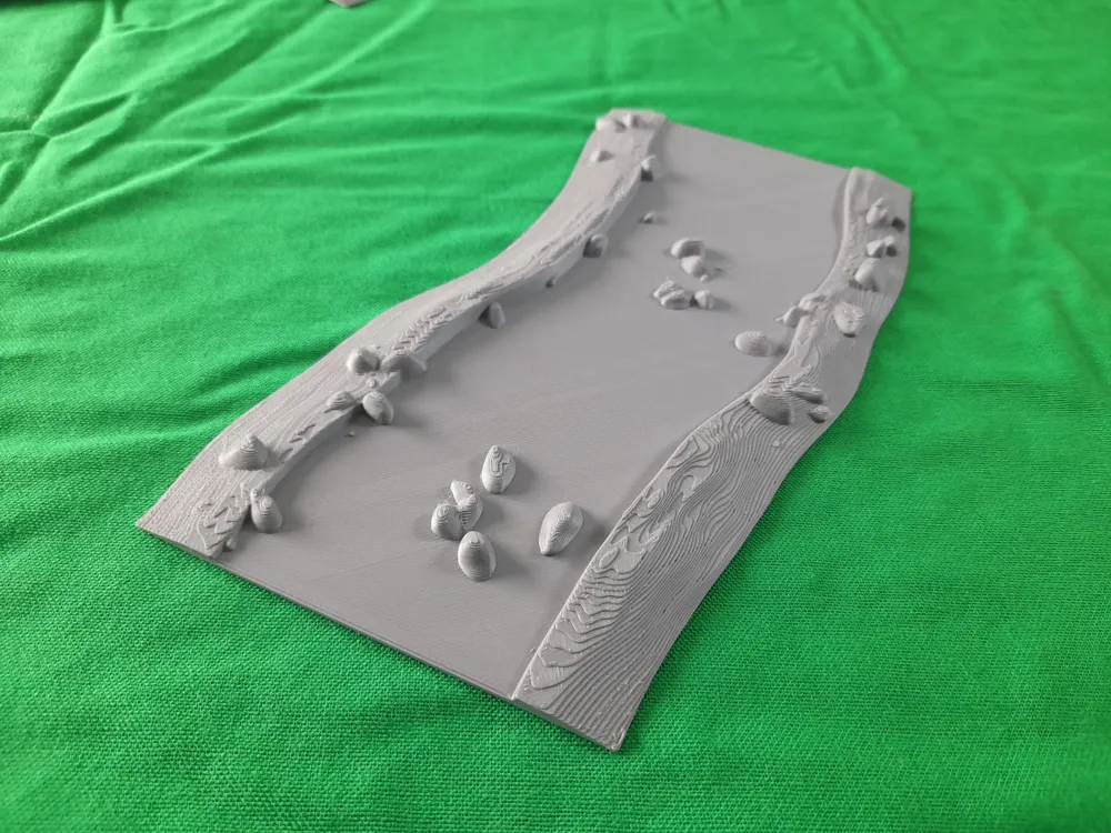 Modular Wargaming Terrain, Wiggly Straight - Free 3D Print Model ...