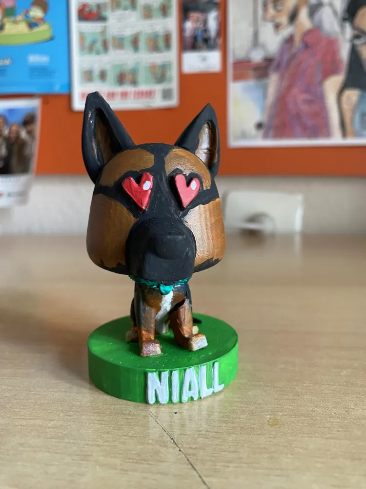German Shepherd Funkodog! - Free 3D Print Model - MakerWorld