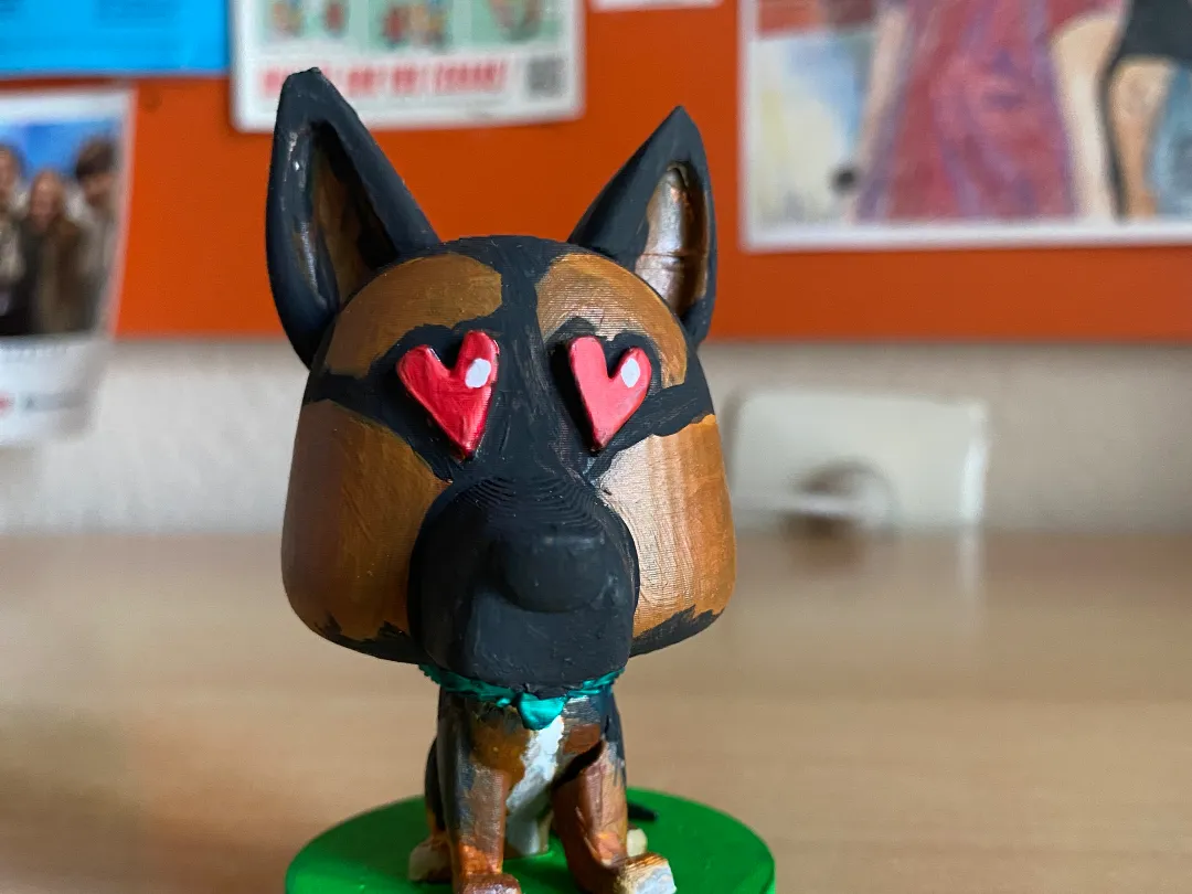 German Shepherd Funkodog! - Free 3D Print Model - MakerWorld