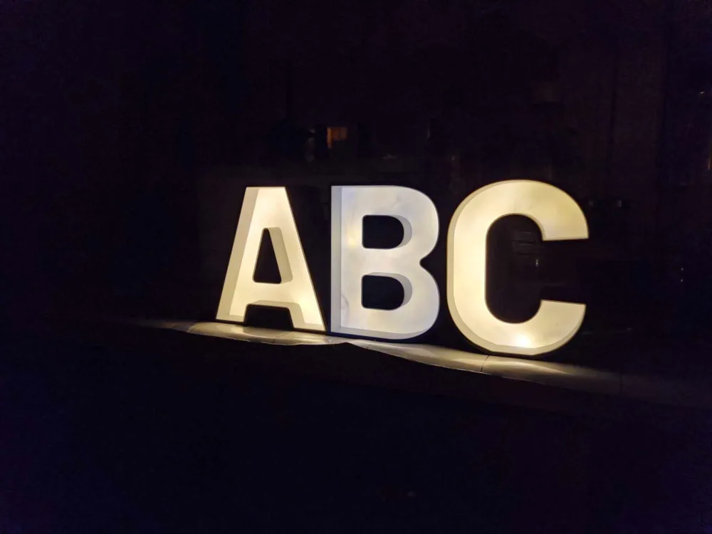 LED LIGHT SIGN LETTERS ALPHABET by SIODLO92 MakerWorld: Download Free ...