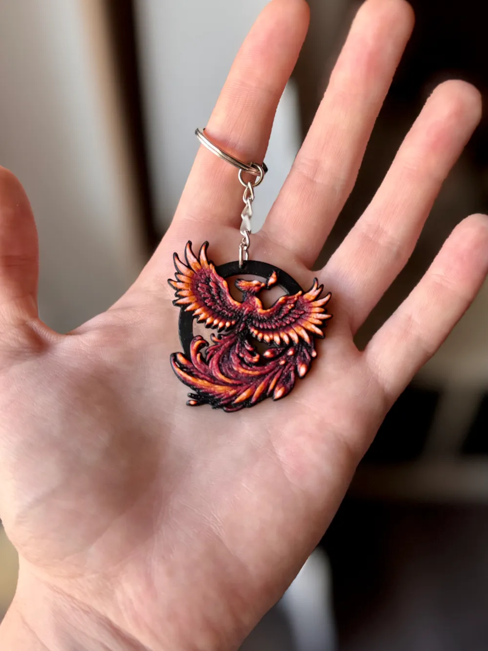 Phoenix Keychain by Dawid's Creations MakerWorld: Download Free 3D Models