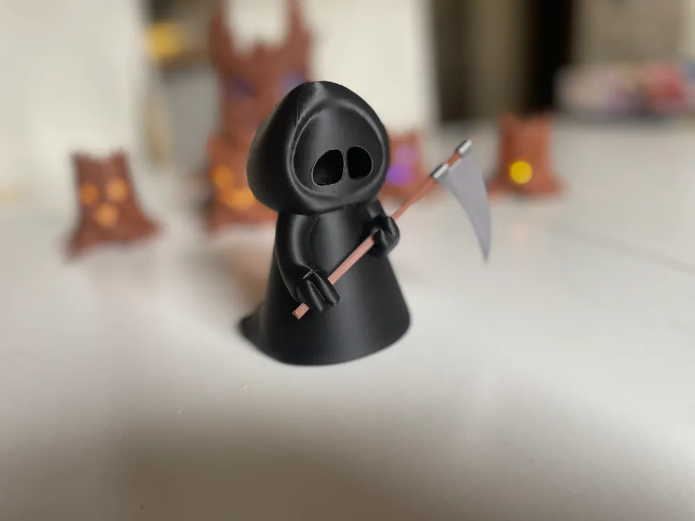 Cute Death - Grim Reaper Halloween decoration by DIY Wizard MakerWorld ...