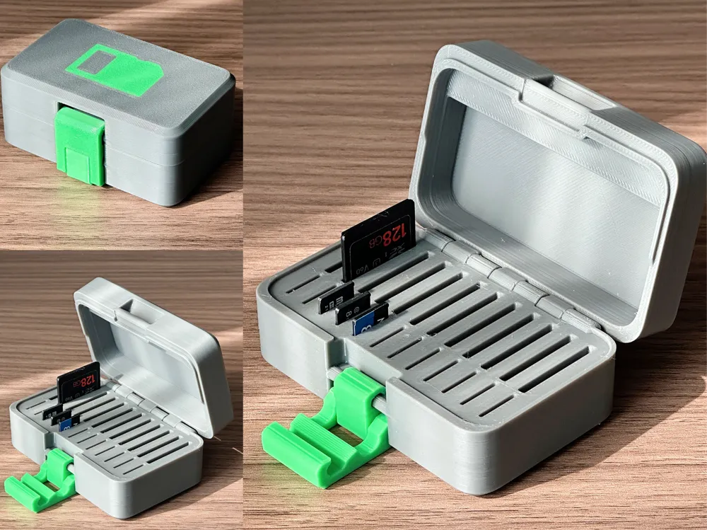 SD card storage box by MingGY MakerWorld: Download Free 3D Models