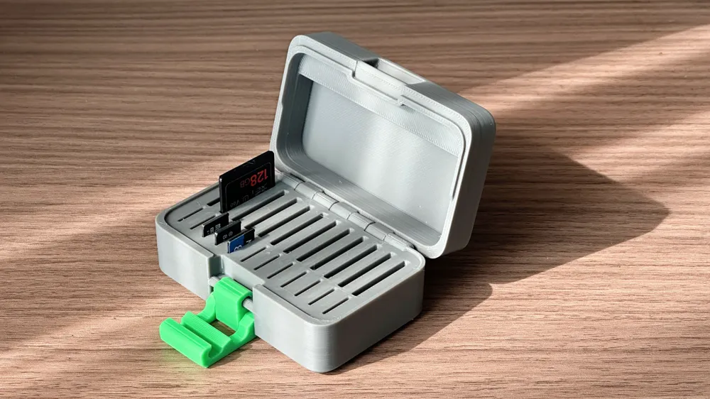 SD card storage box - Free 3D Print Model - MakerWorld