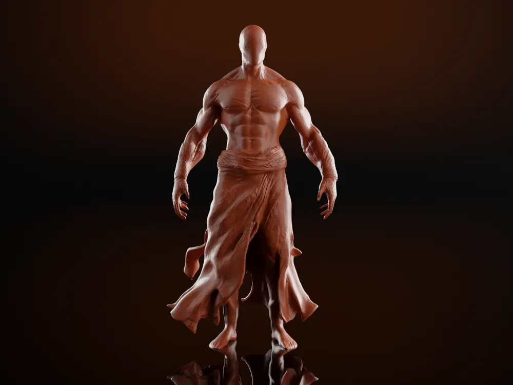 Faceless monk - DND stats included by EverythingWargaming - MakerWorld
