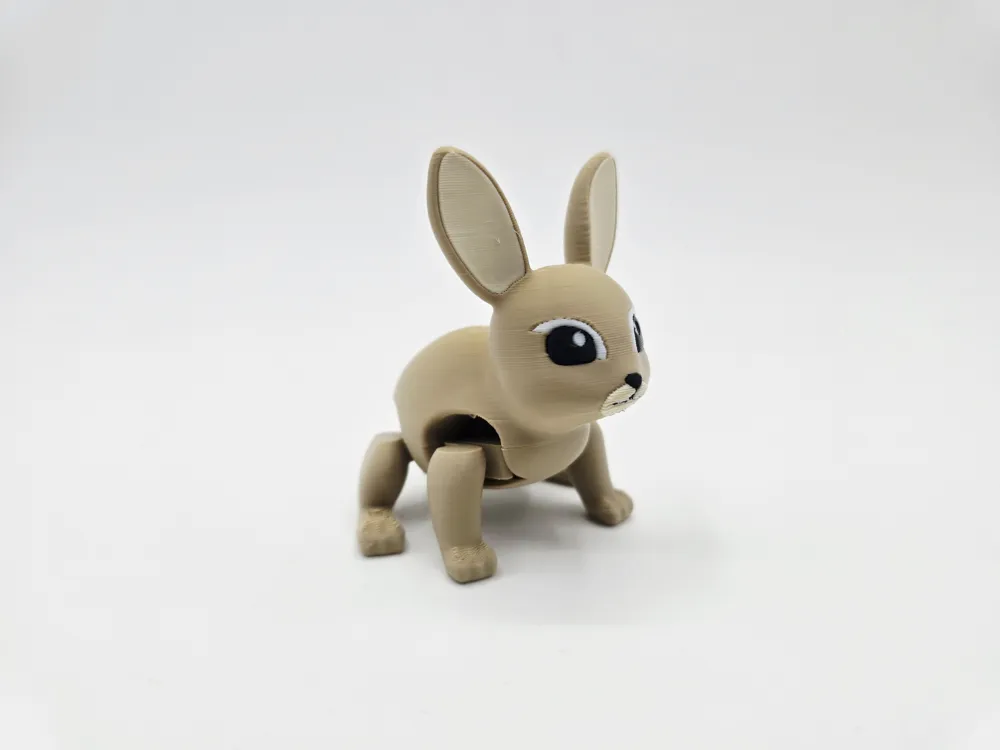 Cute Jumping Easter Bunny - Free 3D Print Model - MakerWorld