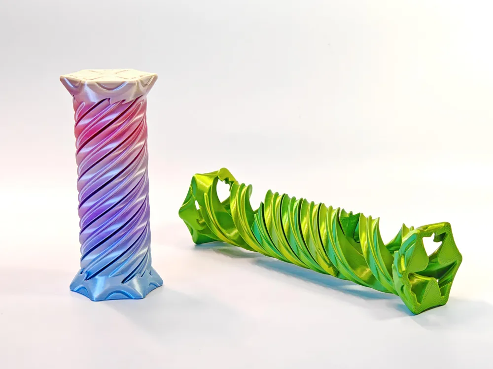 Repetitive Rotating Spiral Crossover Fidget Toy TD1 - Free 3D Print ...