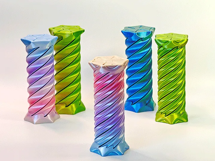 Repetitive Rotating Spiral Crossover Fidget Toy TD1 - Free 3D Print ...