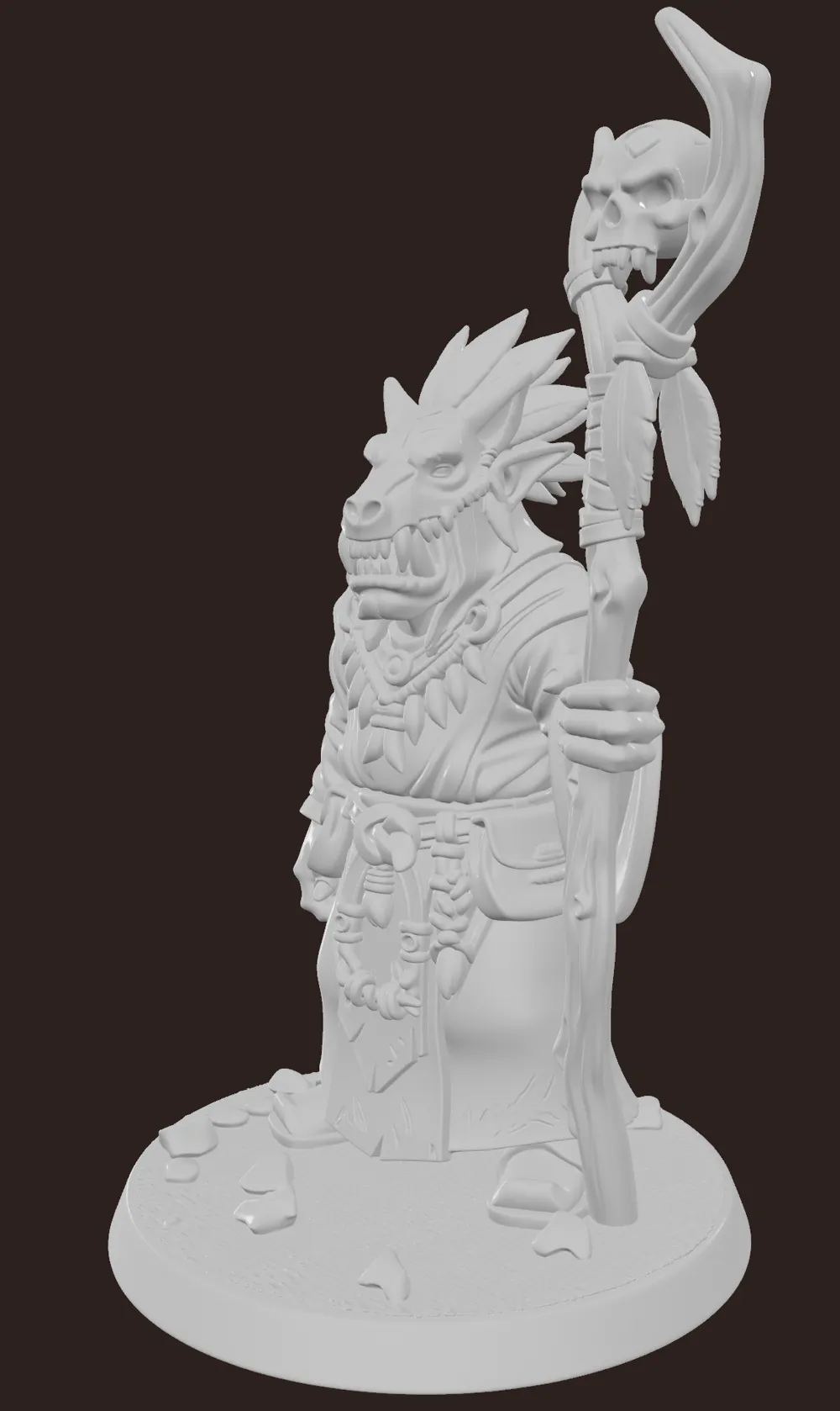 Orc Shaman - Idle Pose by fabian.winkler89 MakerWorld: Download Free 3D Models