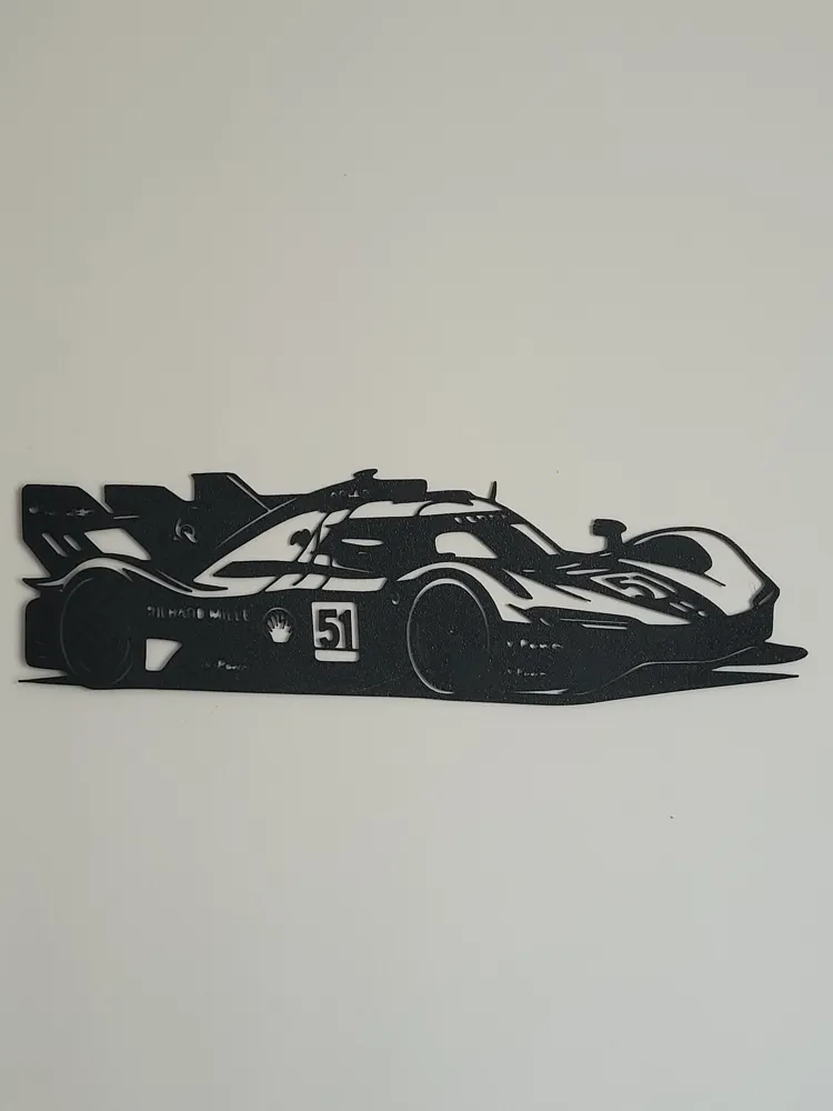 FERRARI 499P WEC - 2D WALL ART #1 by 3DPrintOnPoint MakerWorld ...